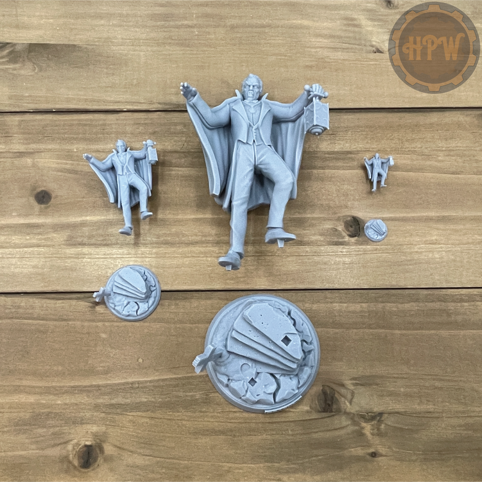 Dracula | Vampire Miniature | 3D Resin Print – Hamilton PrintWorks
